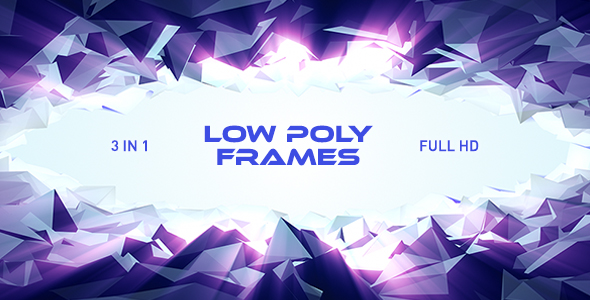 Low Poly Frame, Motion Graphics | VideoHive